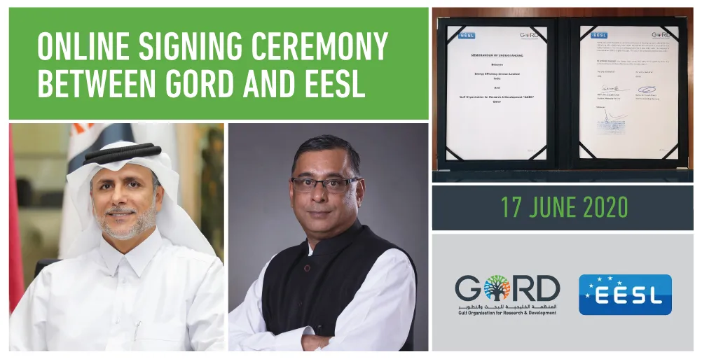 GORD, EESL Partner to Drive Energy Efficiency in Qatar